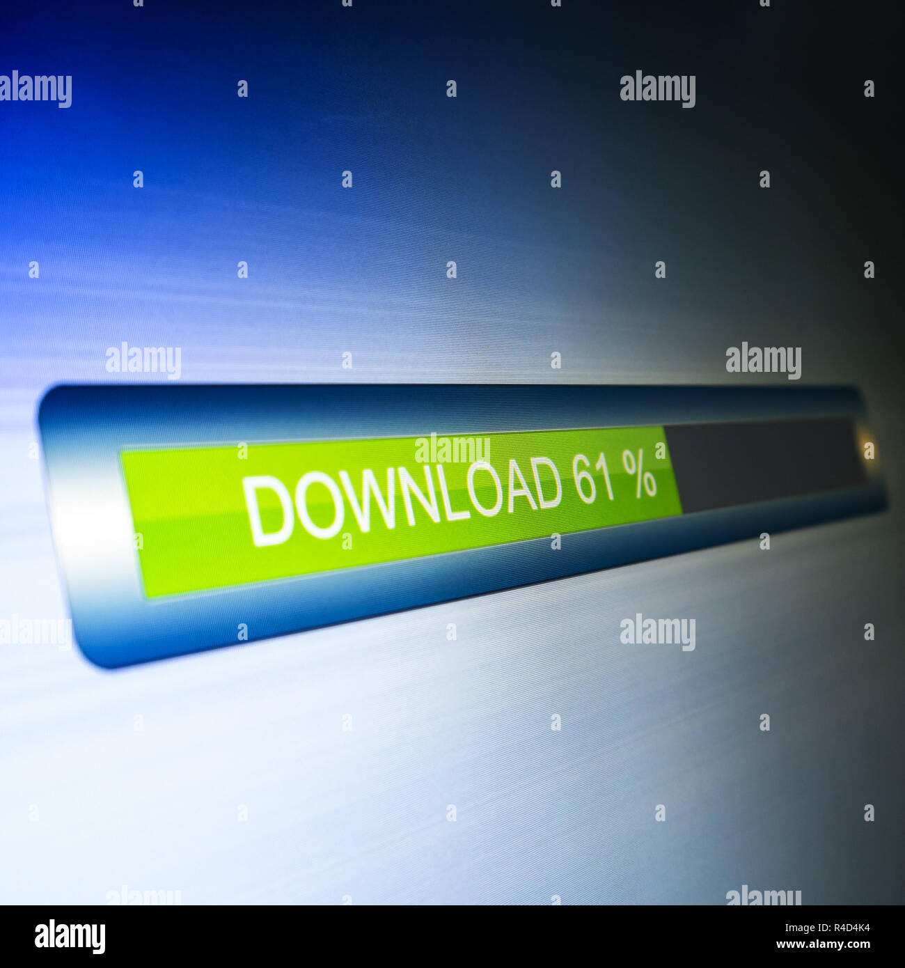 Downloading progress bar hi-res stock photography and images - Alamy