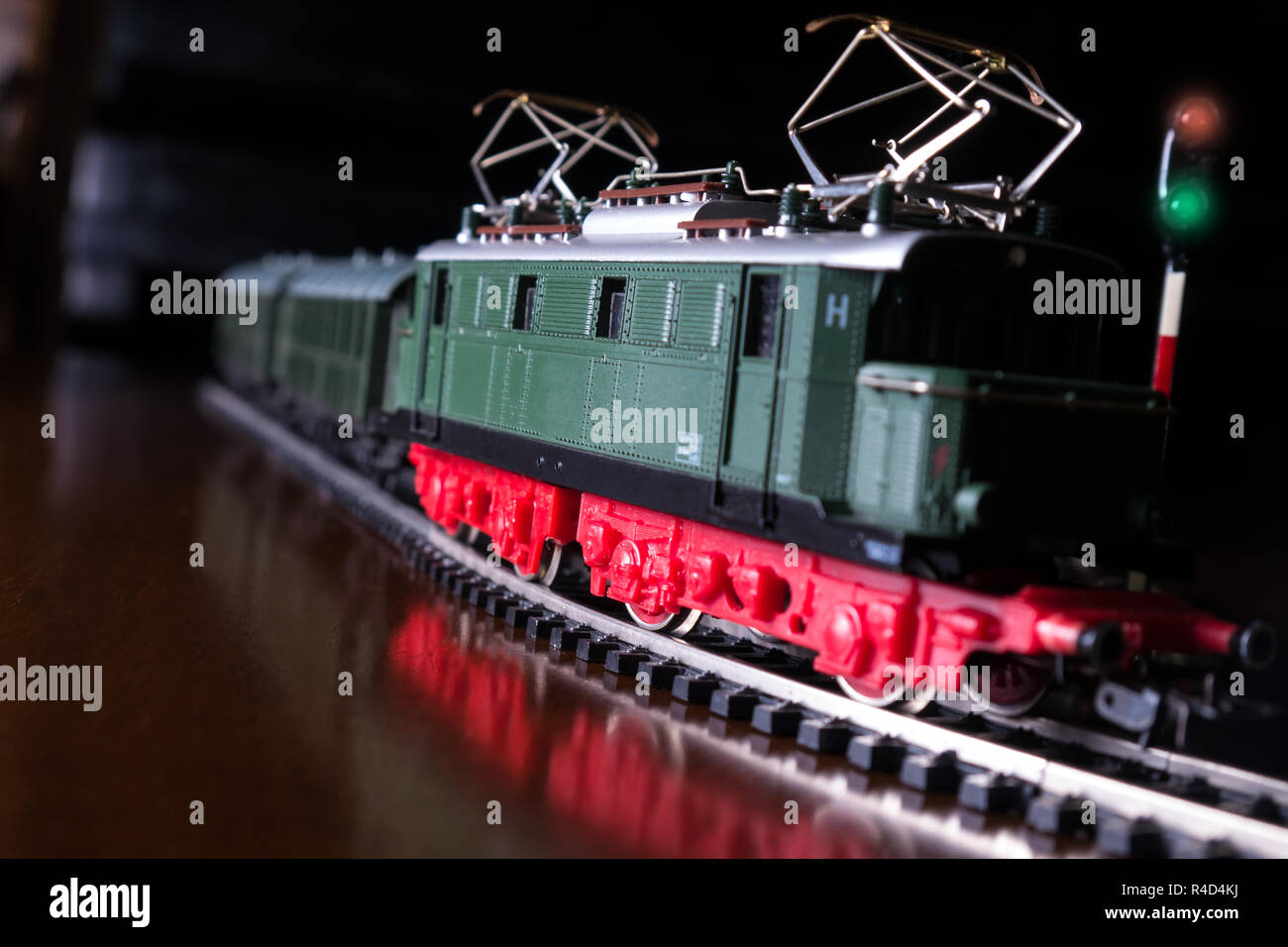 Old model railway wagon hi-res stock photography and images - Alamy