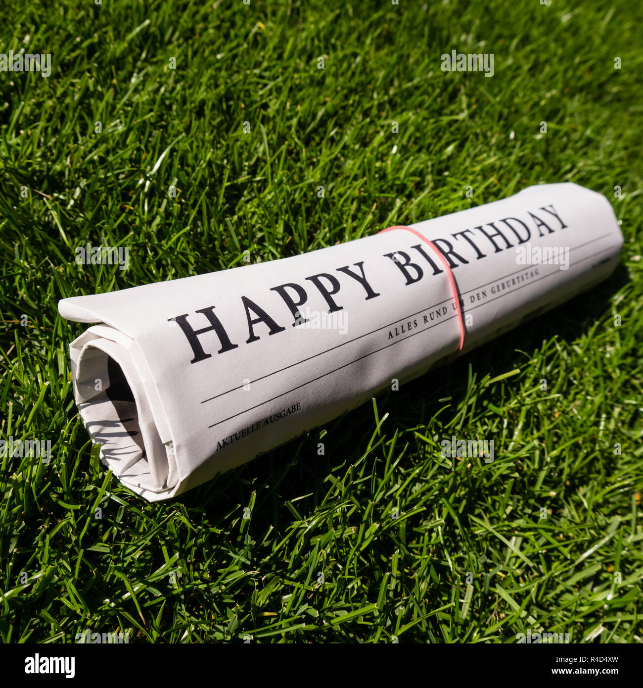 happy birthday paper Stock Photo - Alamy