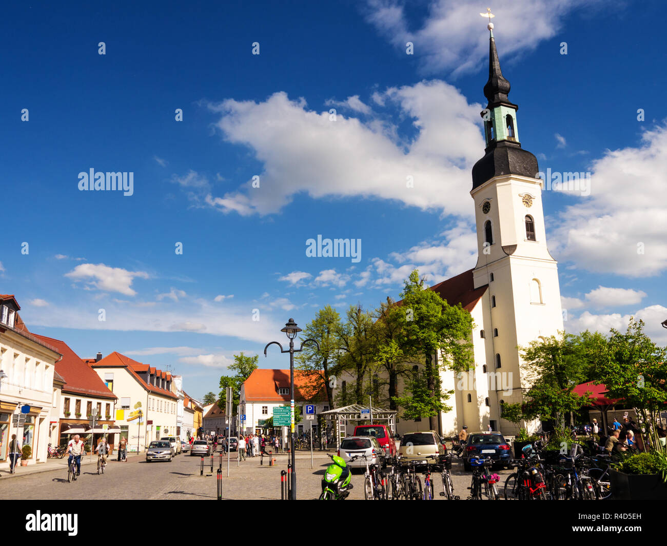 church in luebbenau (spreewald Stock Photo - Alamy