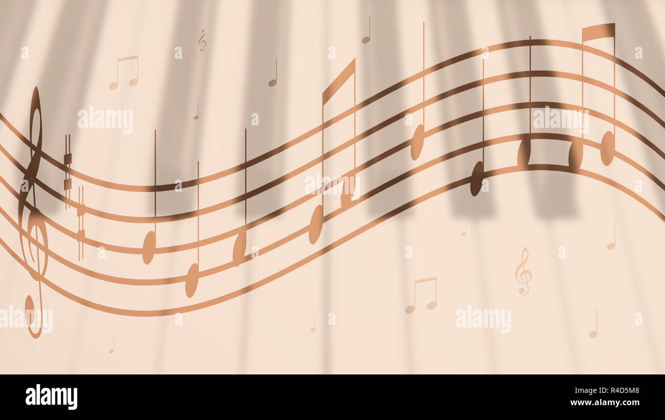 music notes background Stock Photo - Alamy