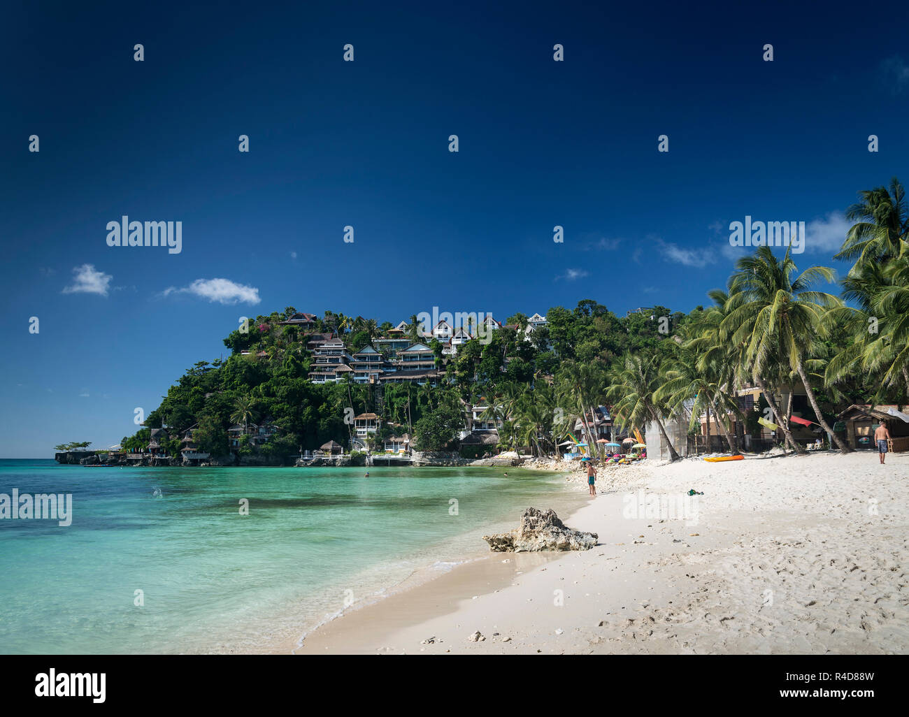 diniwid resort beach view in tropical exotic paradise boracay island ...
