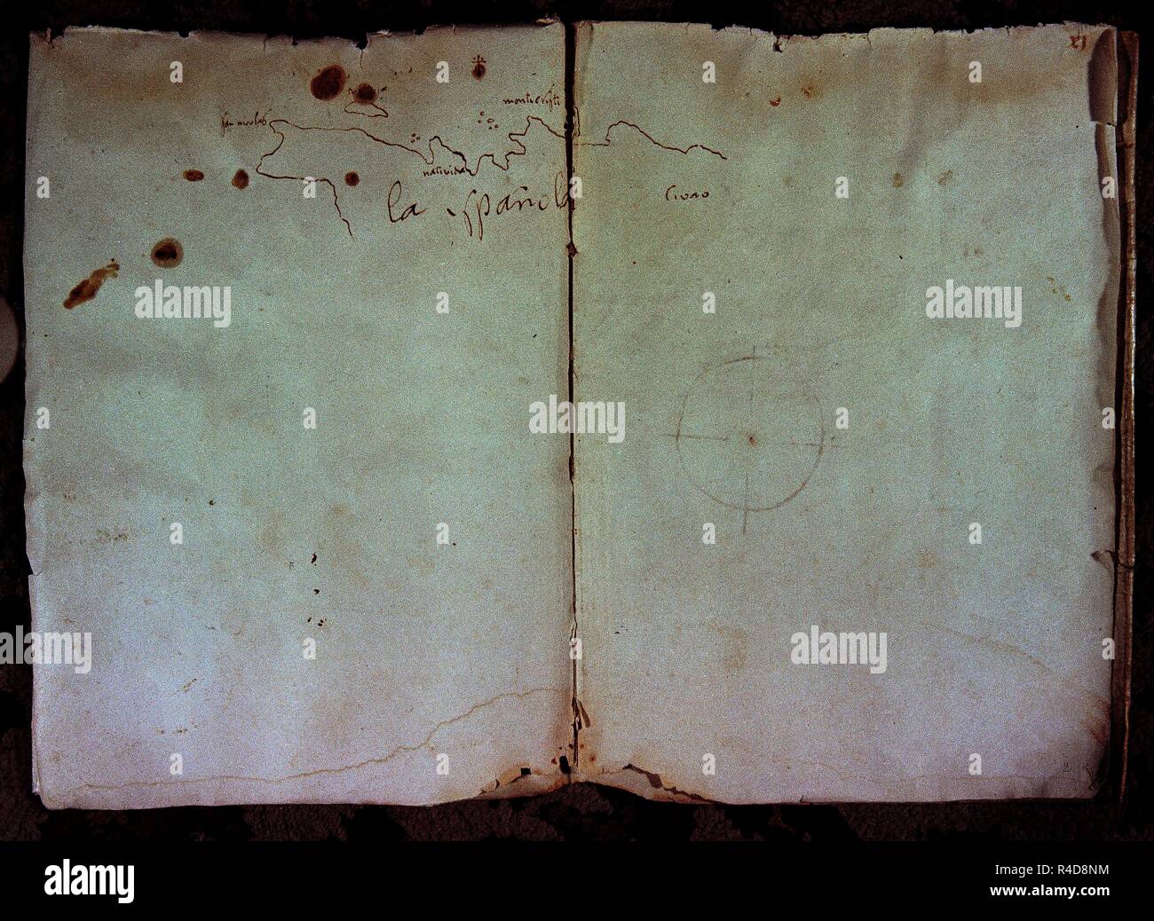 Mapa de la isla de colon hi-res stock photography and images - Alamy