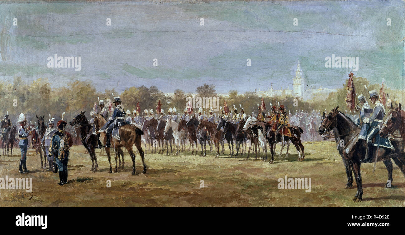 ALFONSO XIII IMPONE LA CORBATA DE SAN FERNANDO AL ESTANDARTE DEL ...
