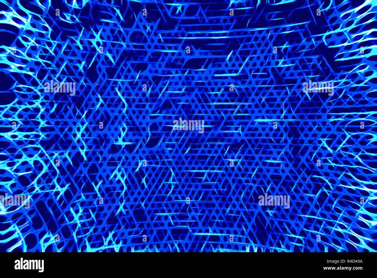Blue interlaced internet connections illustration Stock Photo - Alamy