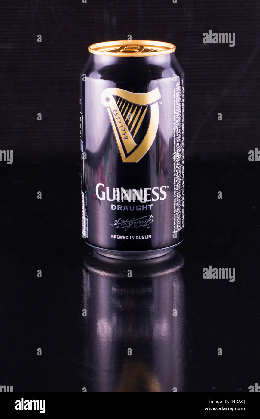 Guinness beer can Stock Photo - Alamy