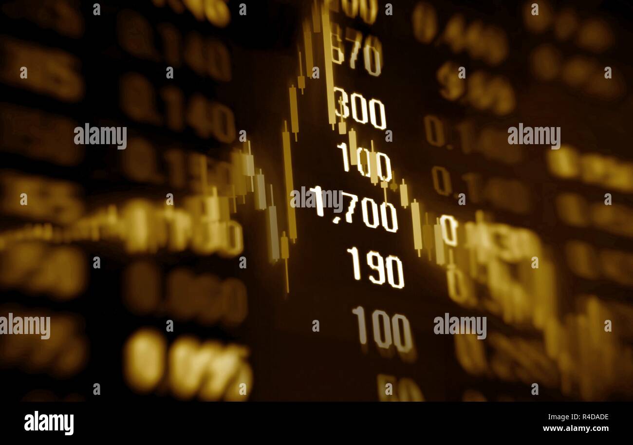 Stock Market Data and chart Stock Photo - Alamy
