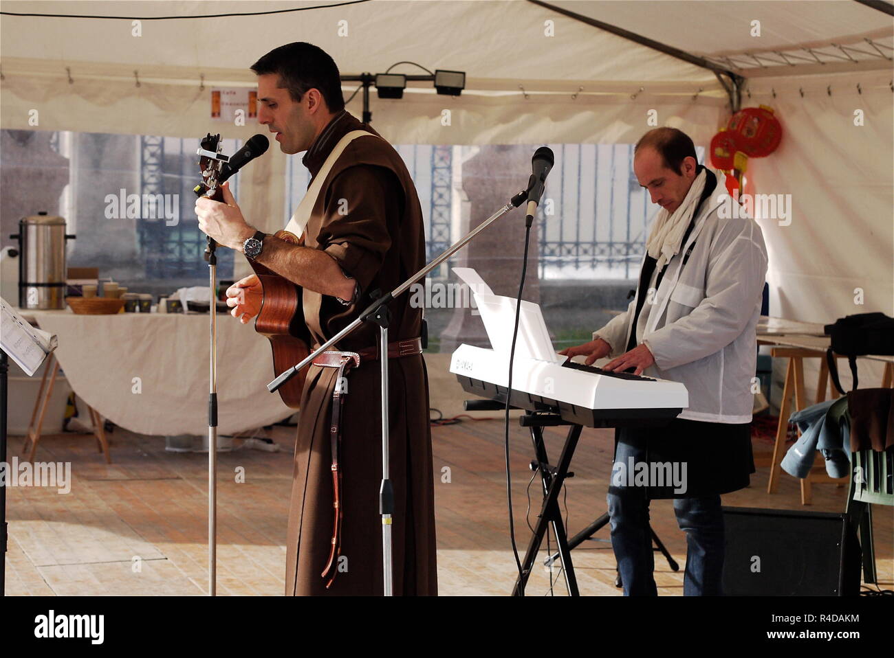 Virgin Mary celebration, Lyon, France Stock Photo - Alamy