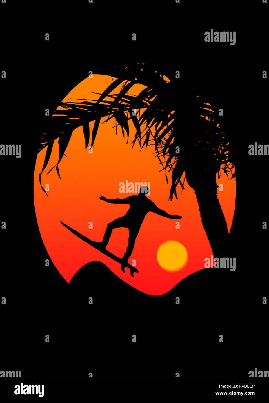 Cartoon summer water vacations hi-res stock photography and images - Alamy