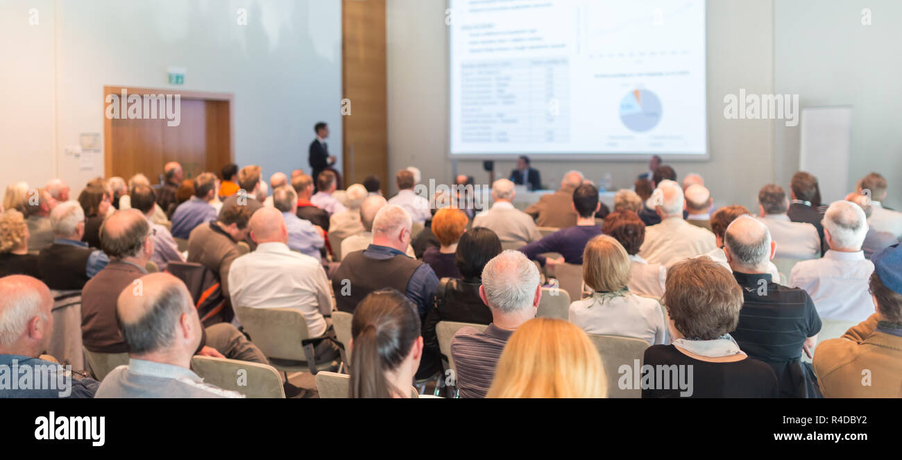Audience in the lecture hall Stock Photo - Alamy