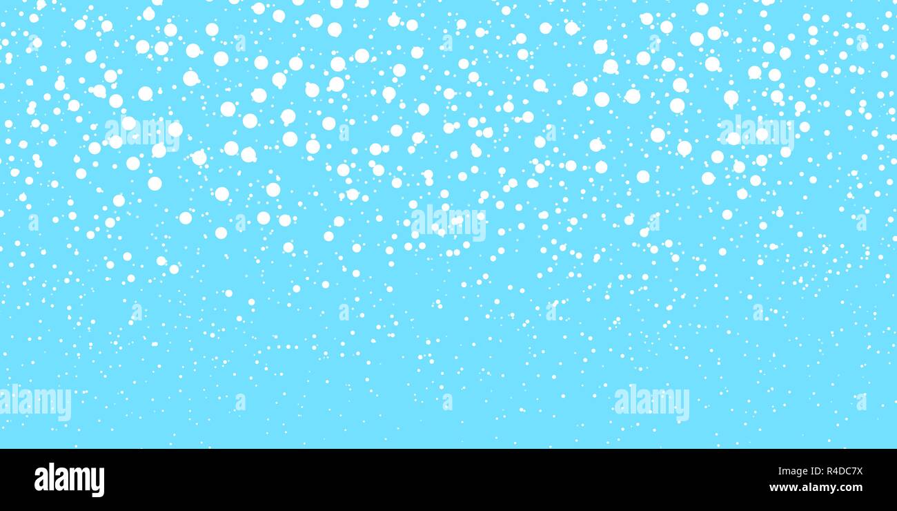 Snow background. Vector illustration with falling snowflakes. Winter ...