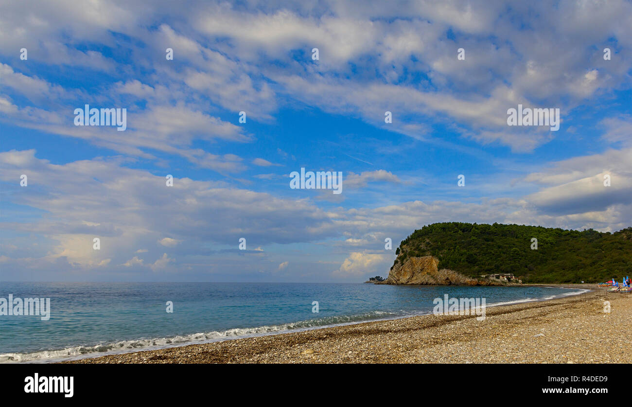 Beach Montenegro Buljarica Stock Photo - Alamy