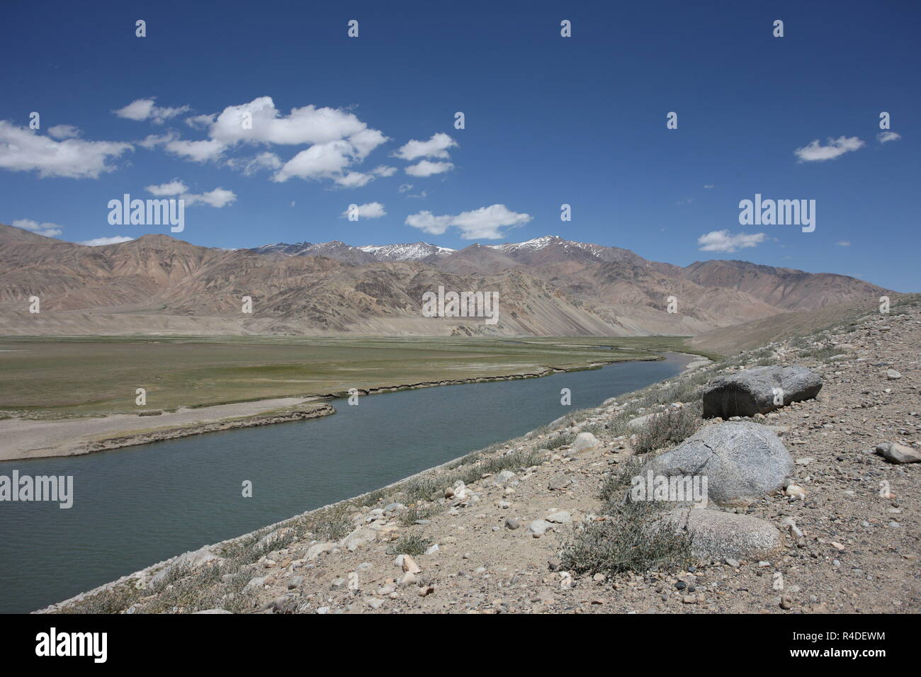 Pamir region Russian Federation Central Asia mountain landscapes Stock ...