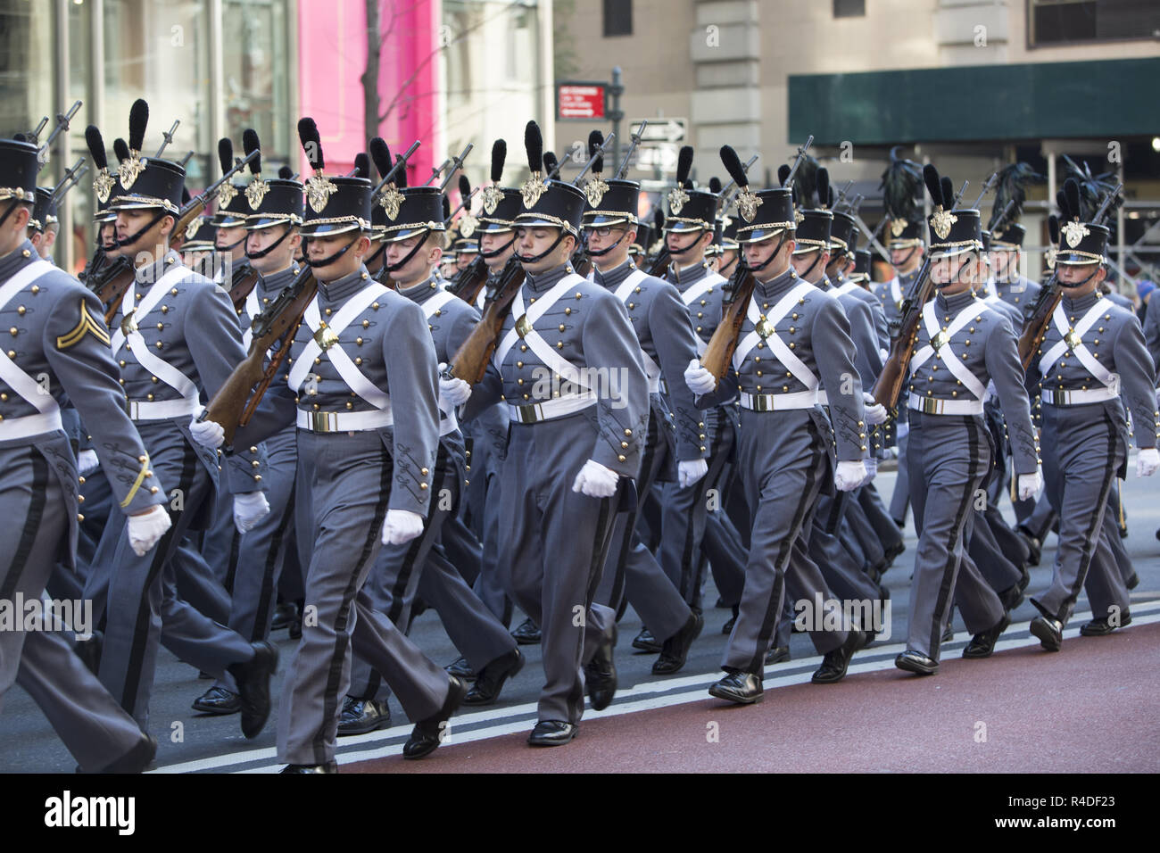 Military formation marching guns weapons hi-res stock photography and ...