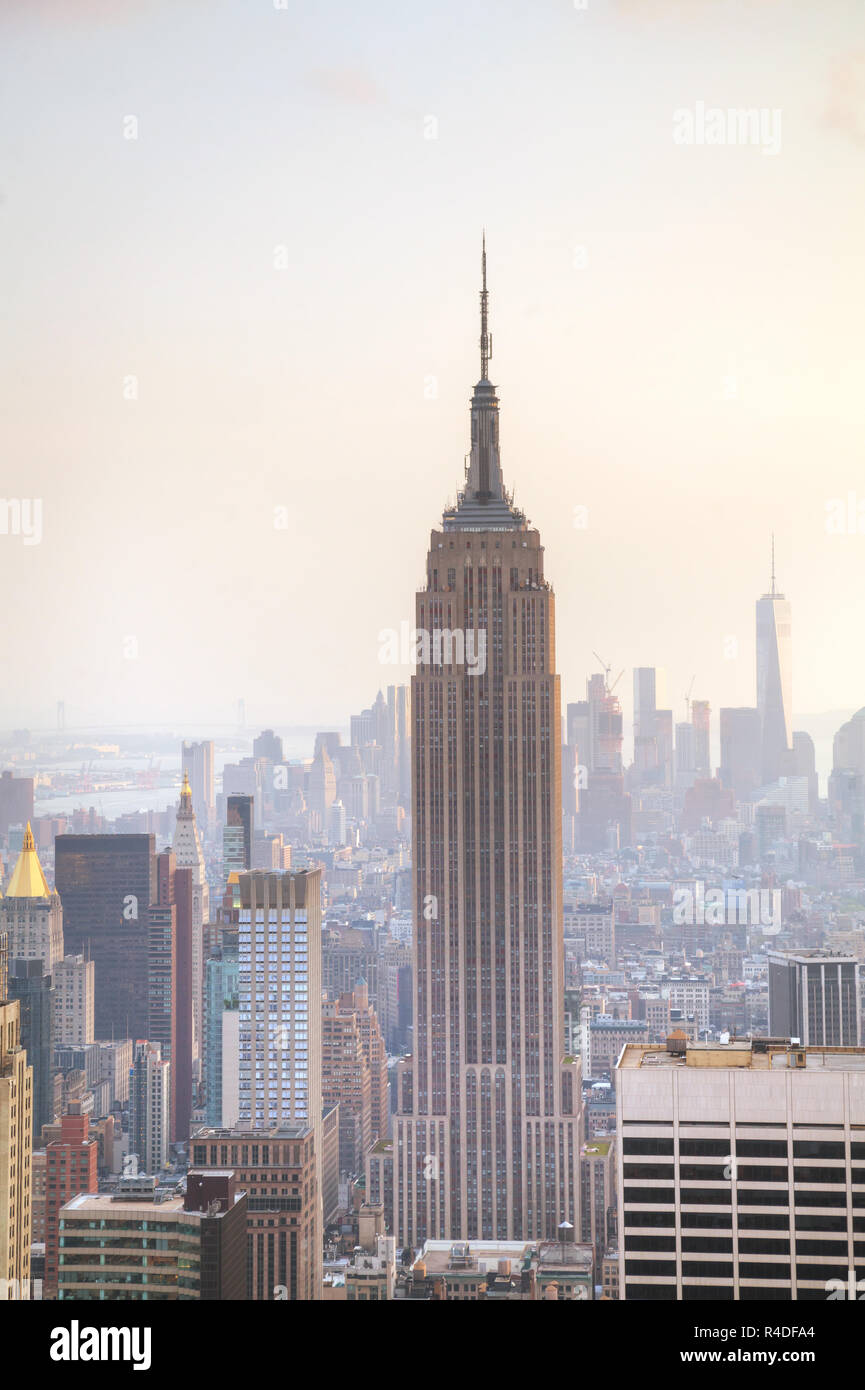 New York City aerial overview Stock Photo - Alamy