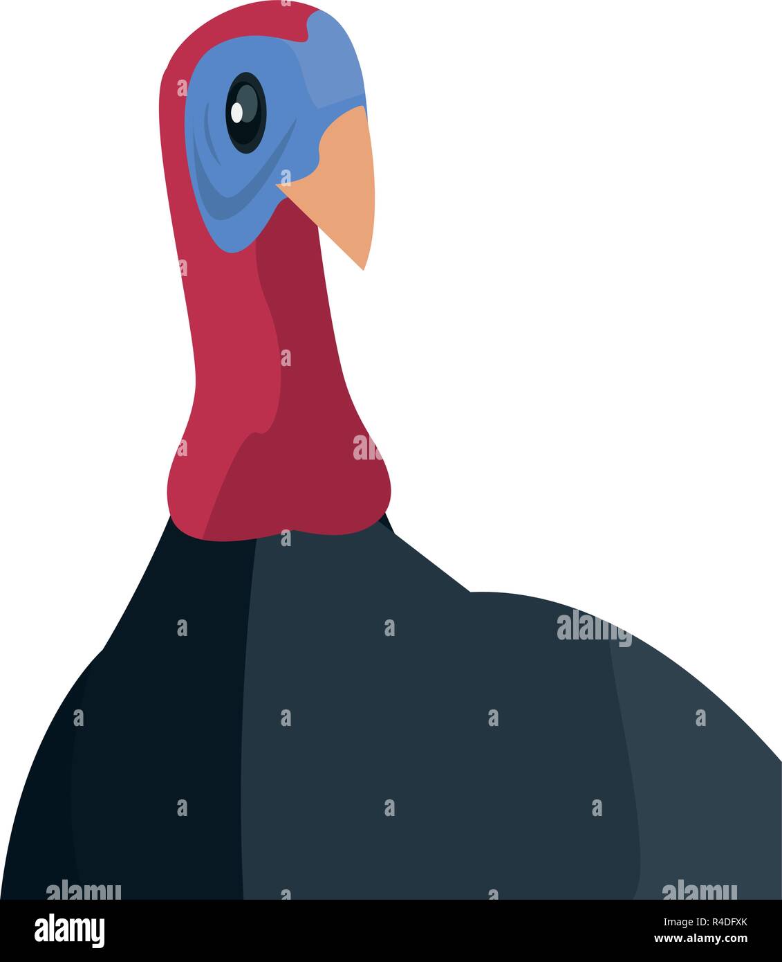 cute animal turkey traditional background vector illustration Stock ...