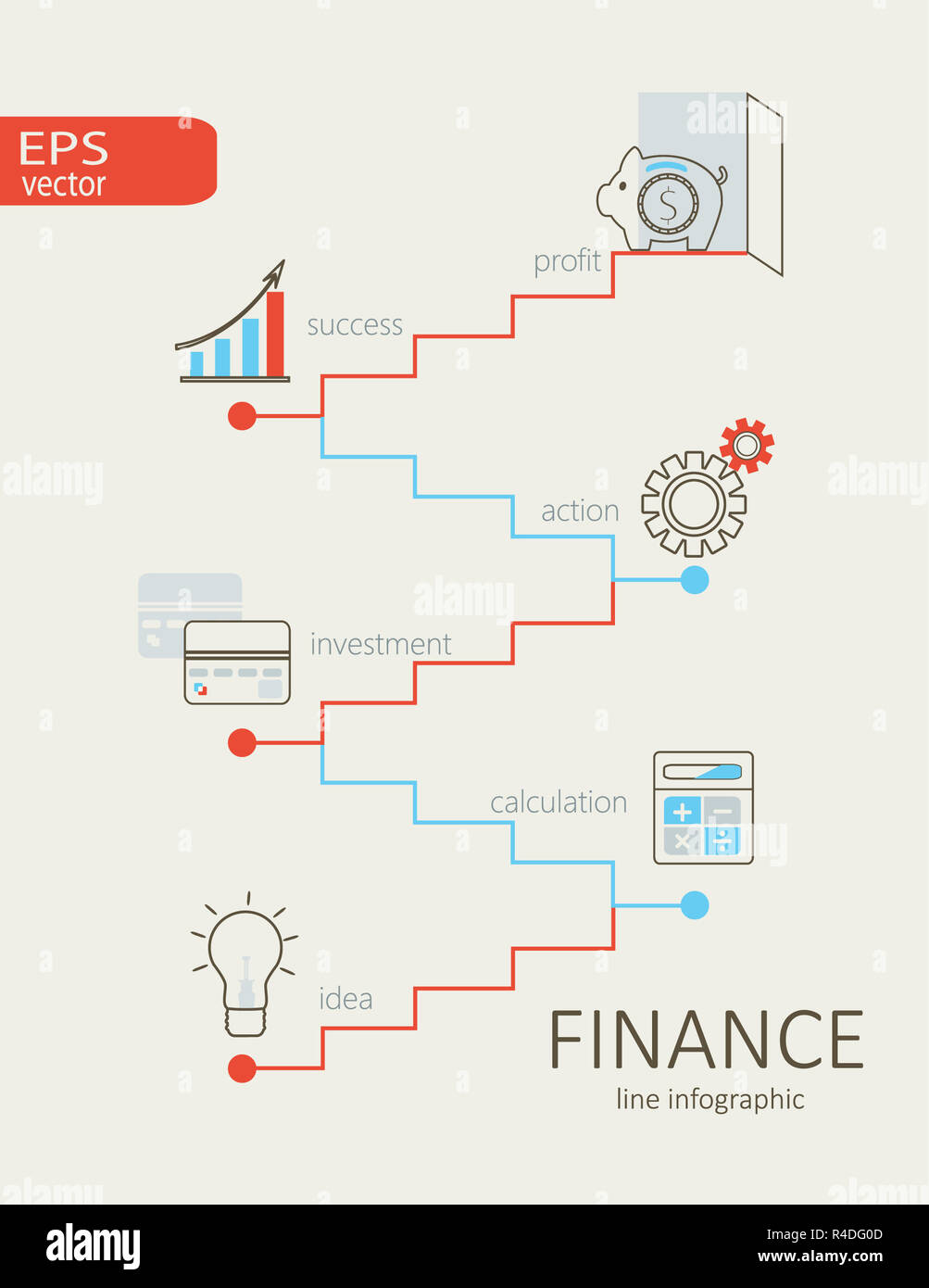 Infographic of finance Stock Photo - Alamy