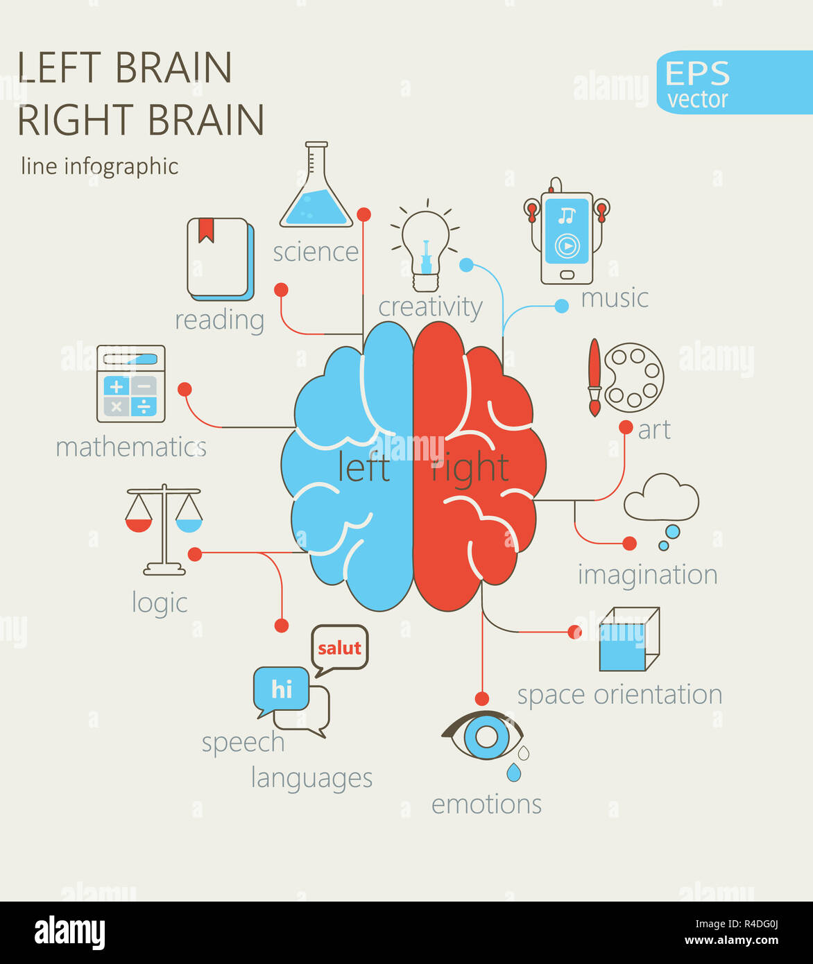 Right side brain hi-res stock photography and images - Alamy