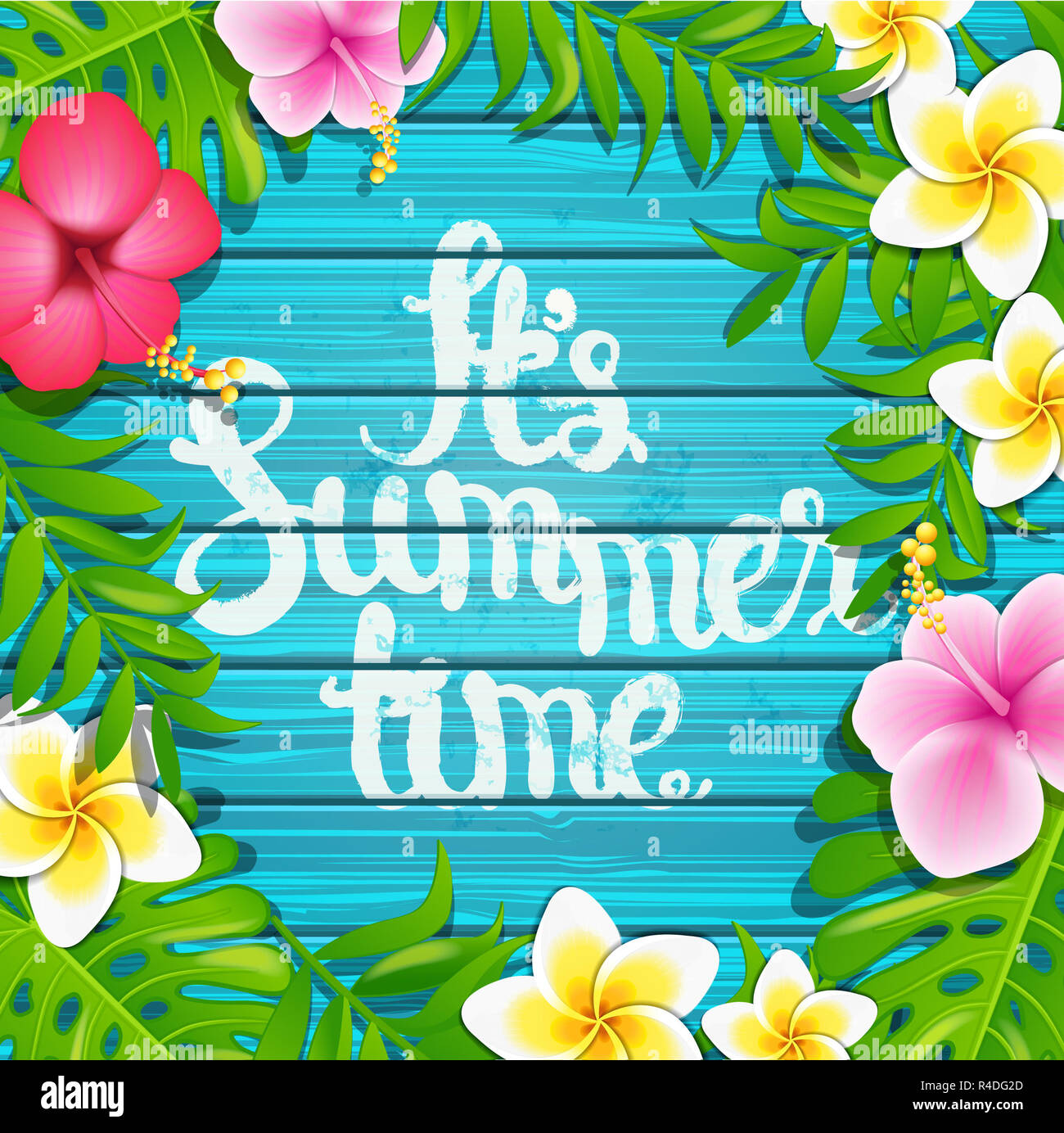 It' s summer time, vector Stock Photo - Alamy