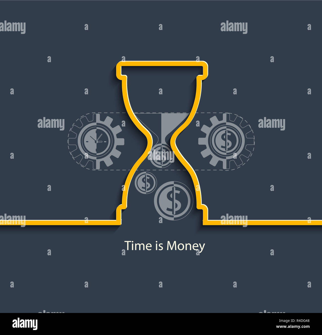 Time is money concept Stock Photo - Alamy