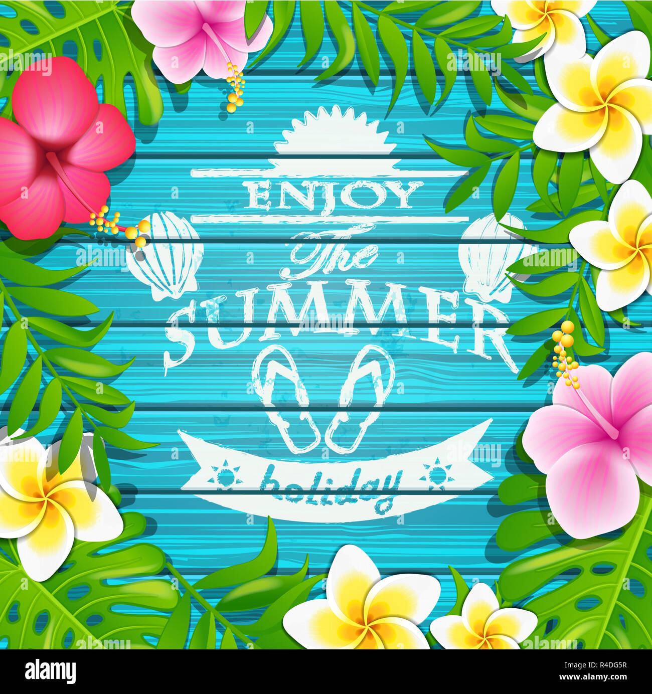 Enjoy the summer holiday Stock Photo - Alamy