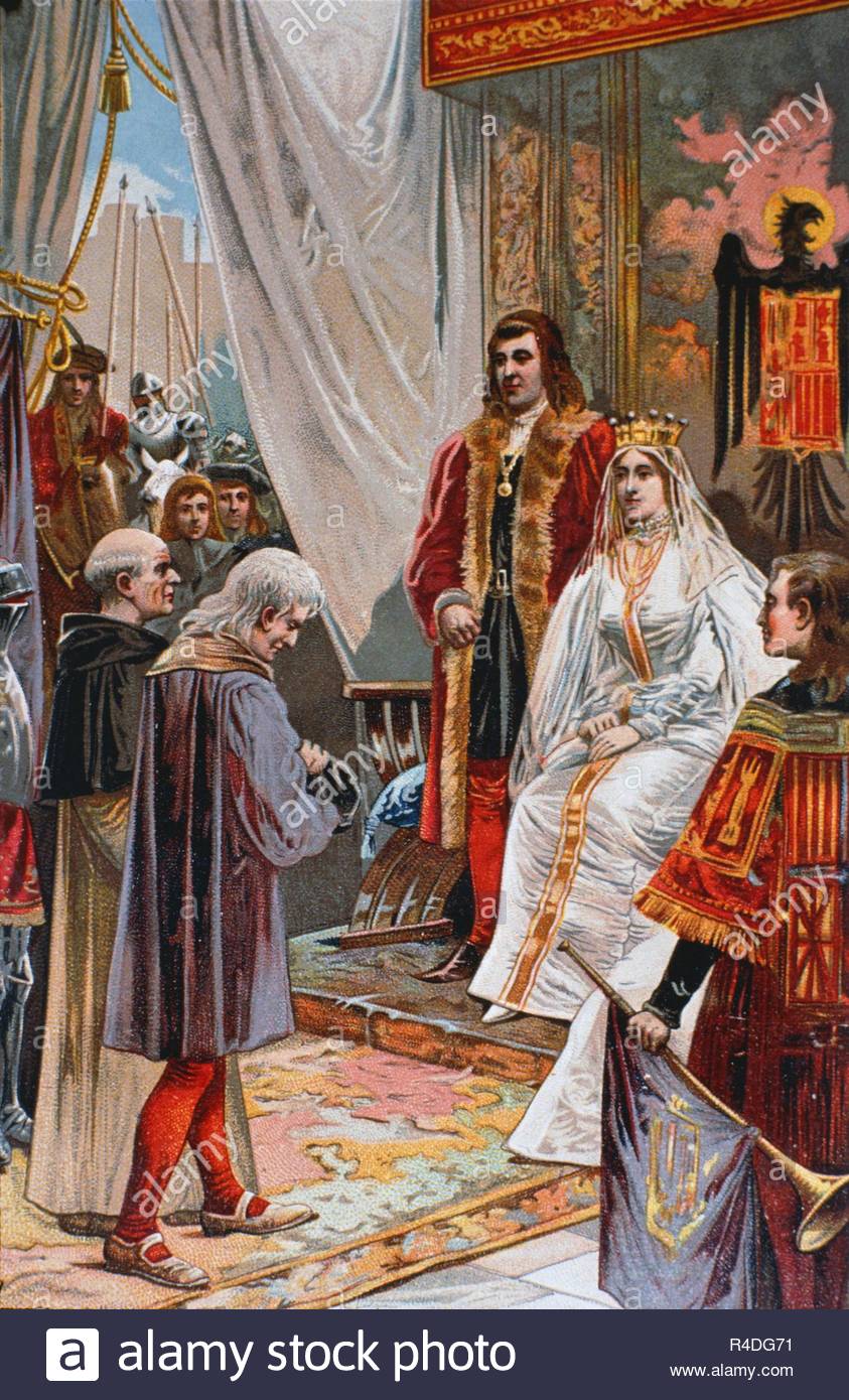 Christopher Columbus Queen Isabella In Stock Photos & Christopher ...