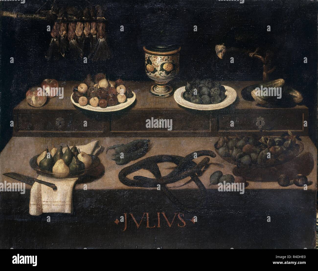 BODEGON RELATIVO AL MES DE JULIO - SIGLO XVII - BARROCO ESPAÑOL. Author ...