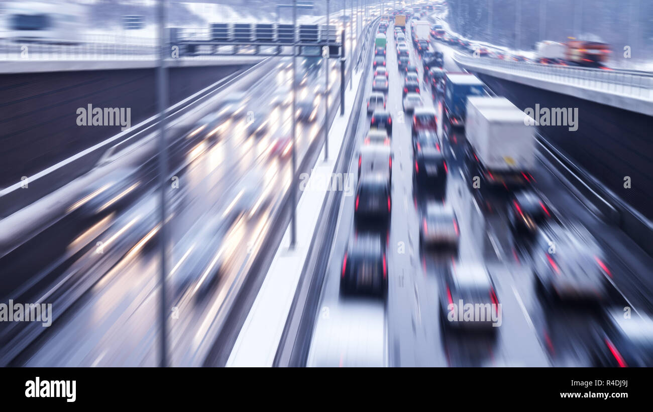speed on highway Stock Photo - Alamy