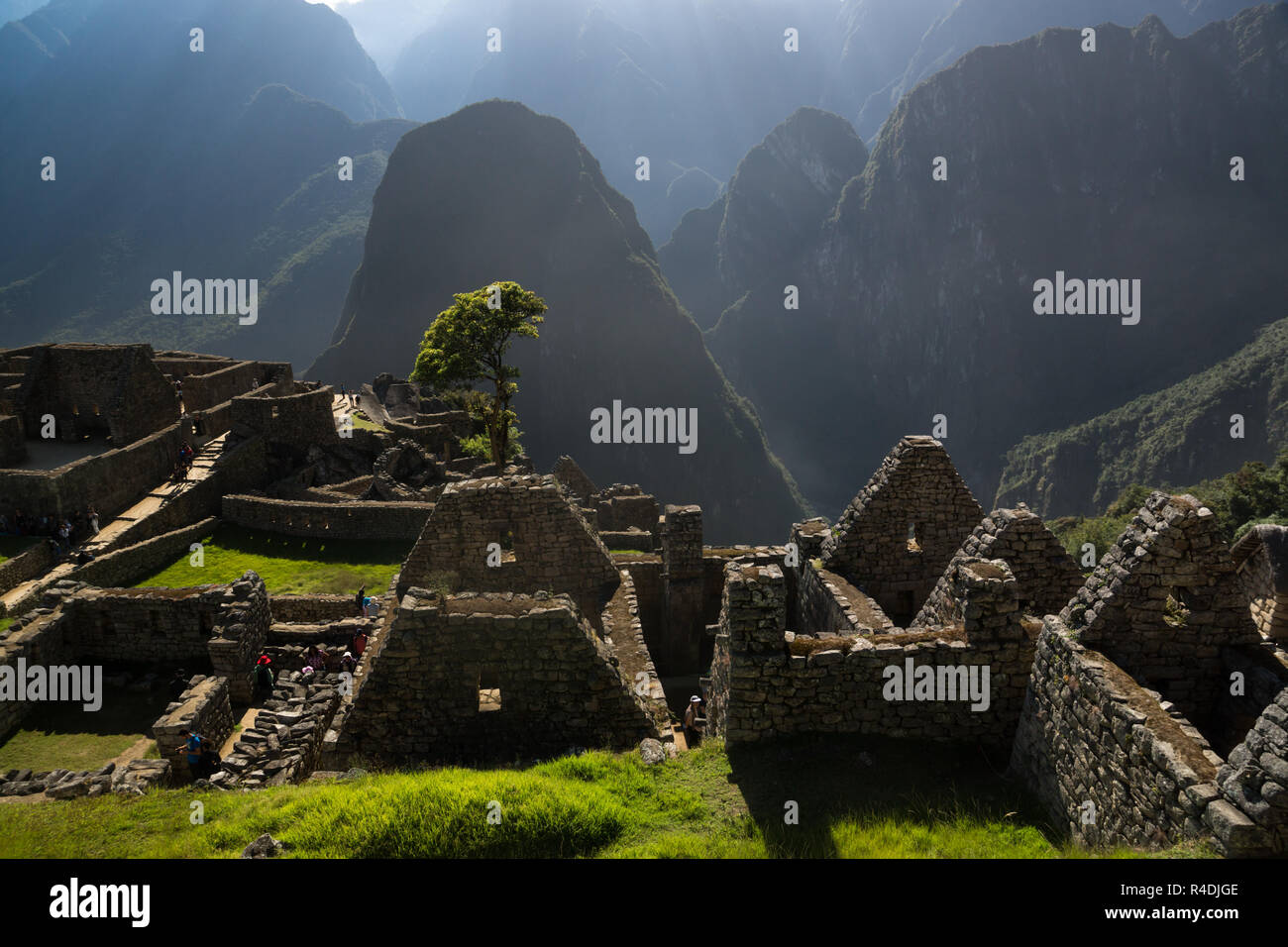 Machu picchu overview hi-res stock photography and images - Alamy
