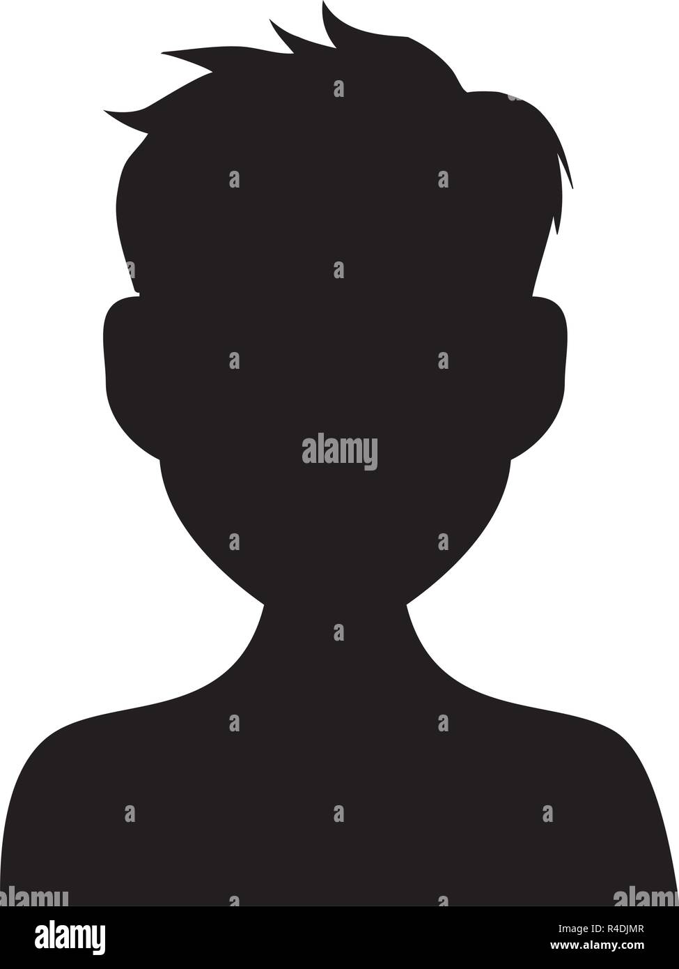 human figure silhouette avatar vector illustration design Stock Vector ...