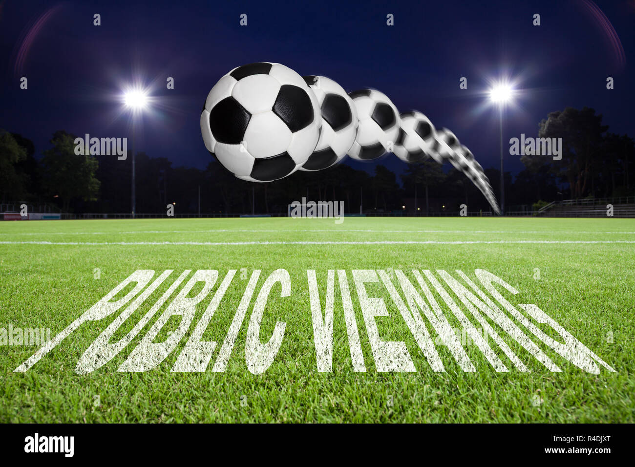 public viewing text Stock Photo - Alamy