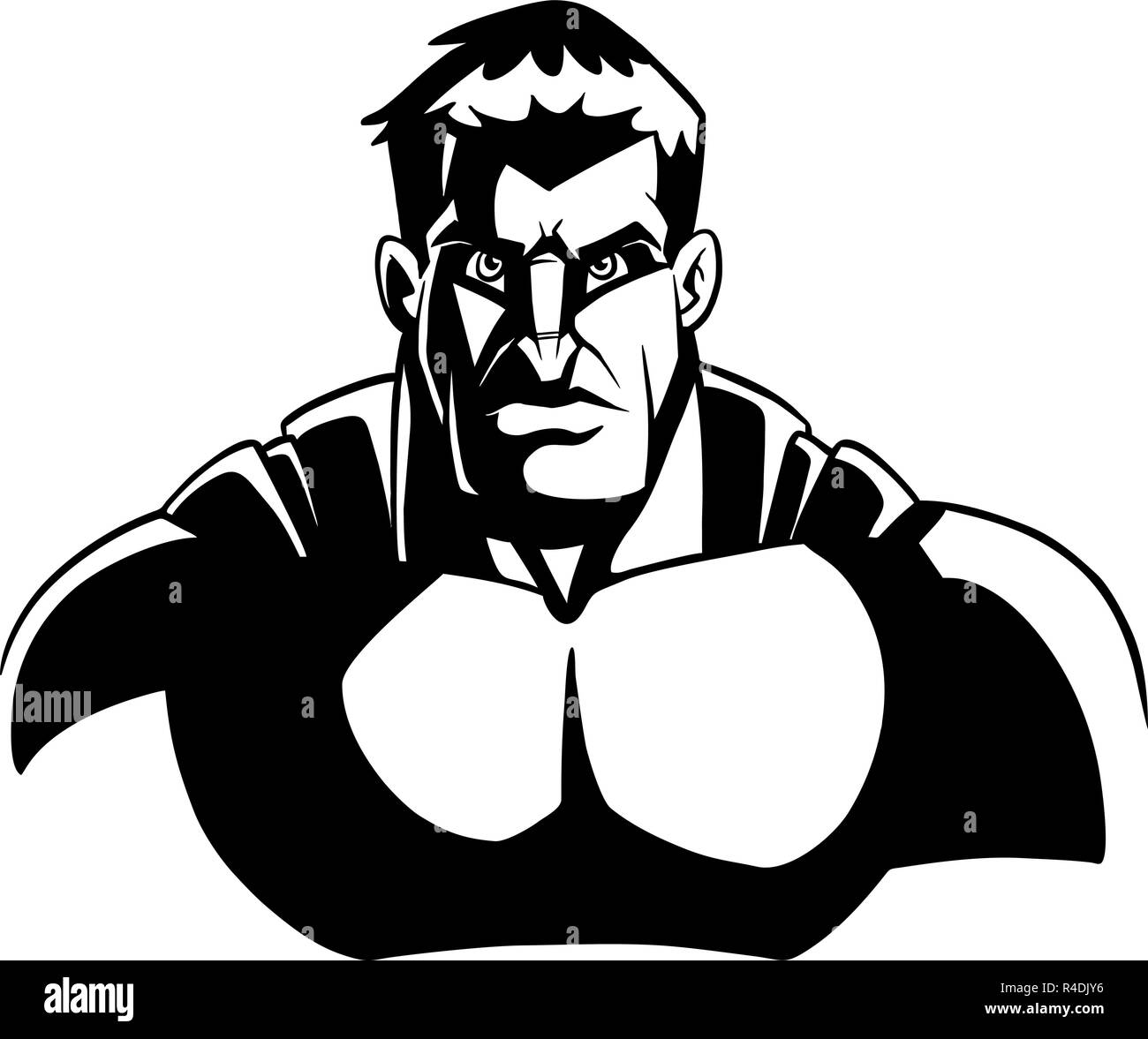 Line superhero Black and White Stock Photos & Images - Alamy