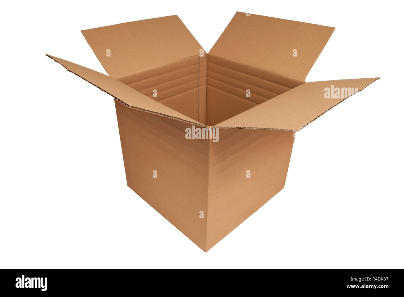 cardboard box isolated Stock Photo - Alamy
