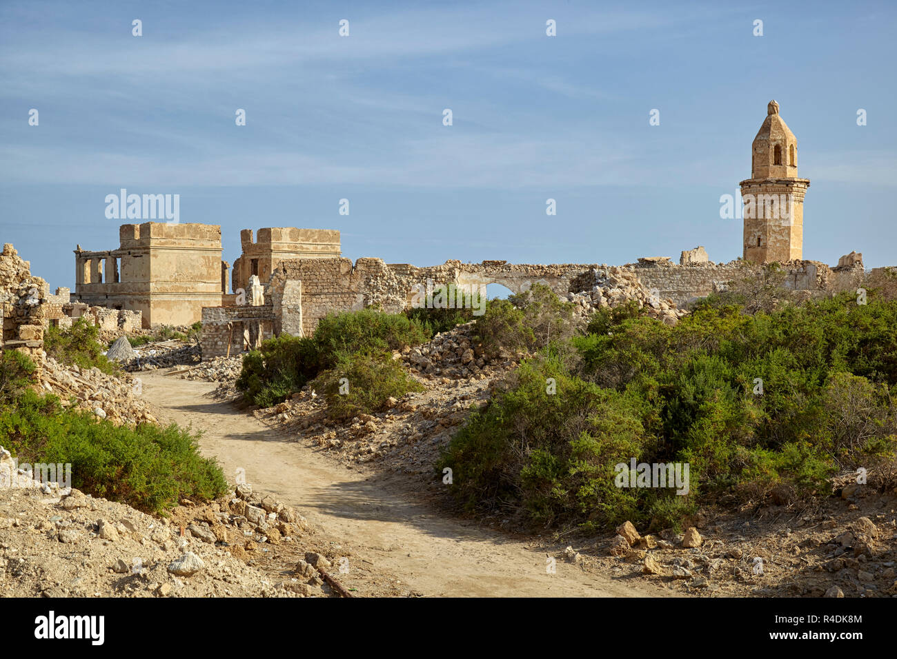 Ruins of Shafai Mosque in Suakin Sawakin, Sudan, Africa Stock Photo - Alamy