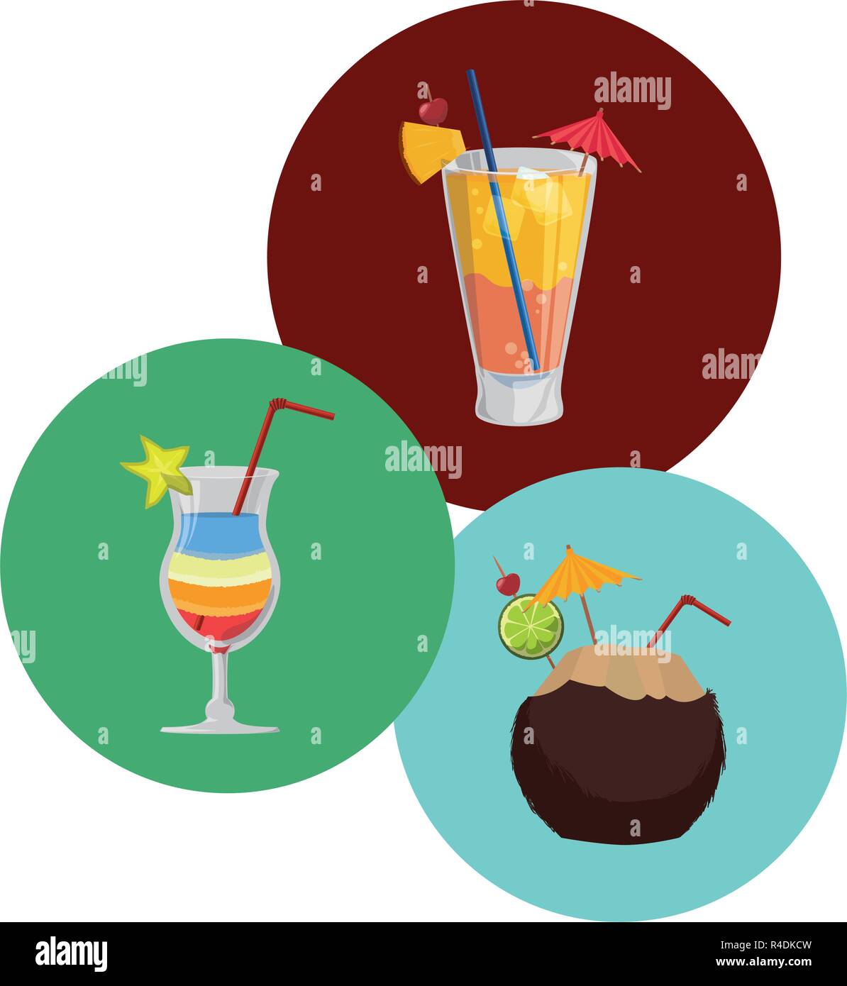 Mixing drinks vector vectors hi-res stock photography and images - Alamy