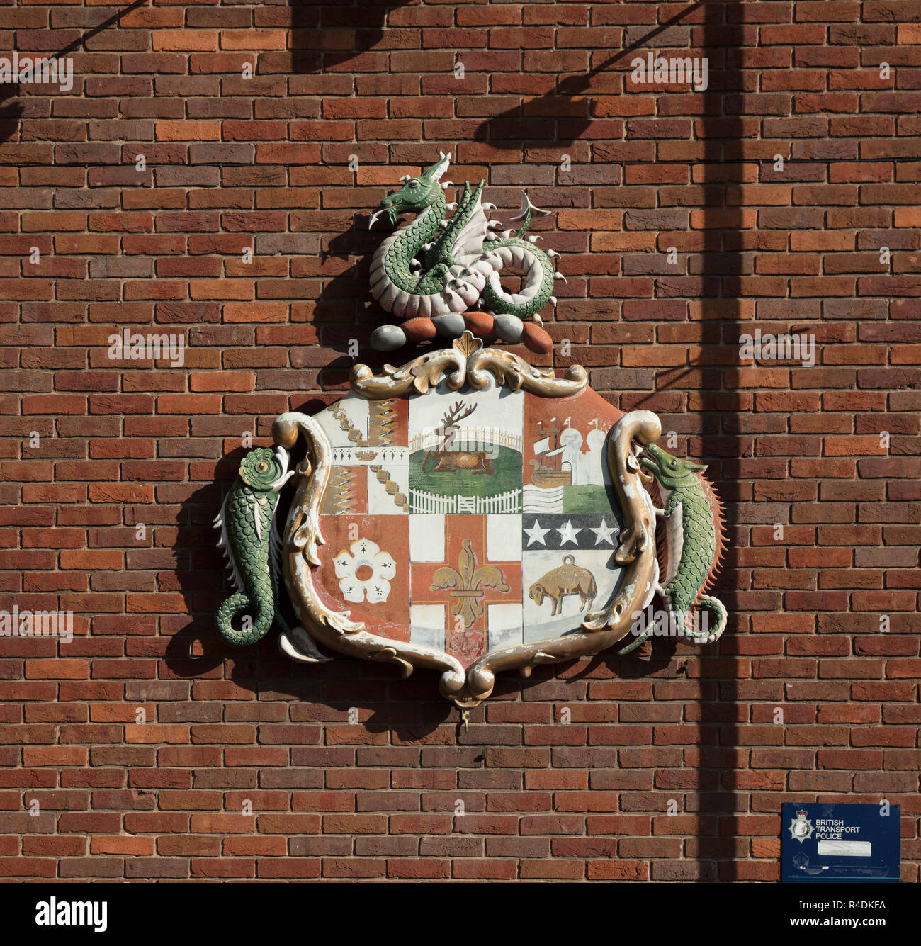 Derby Railway Station, Derby, Derbyshire, October 2018, historical ...