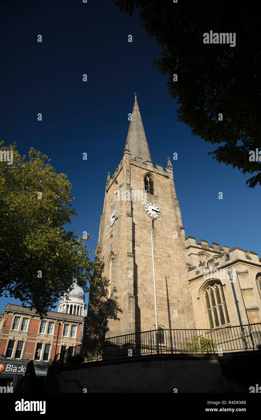St peters church nottingham hi-res stock photography and images - Alamy