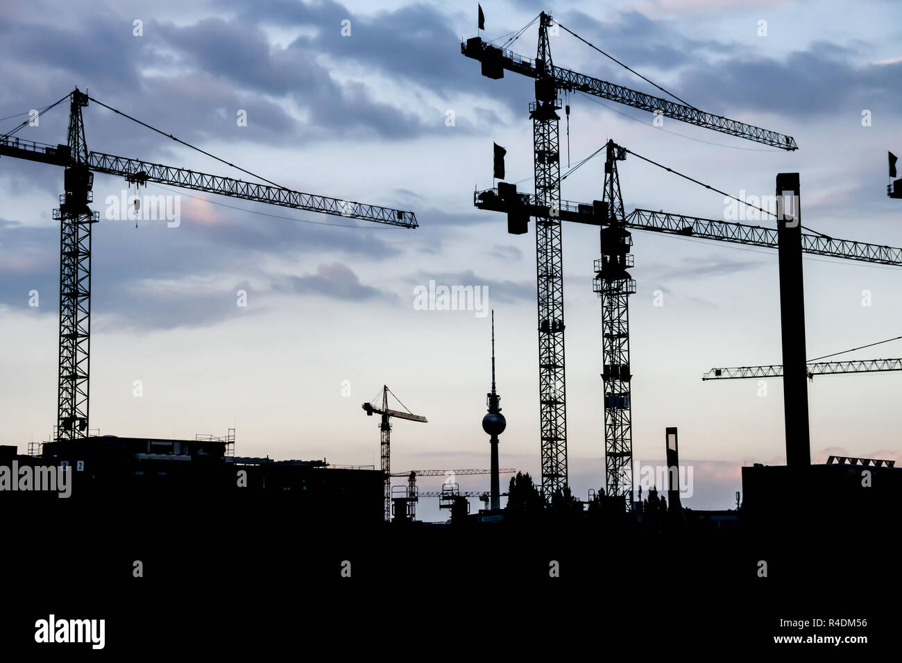 berlin construction work Stock Photo - Alamy