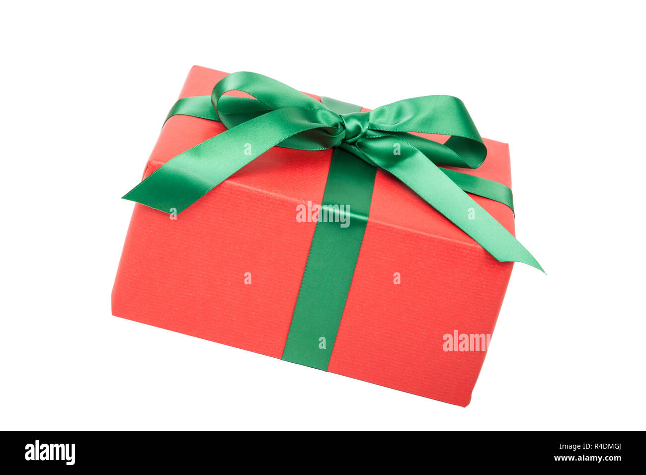 red christmas present Stock Photo - Alamy