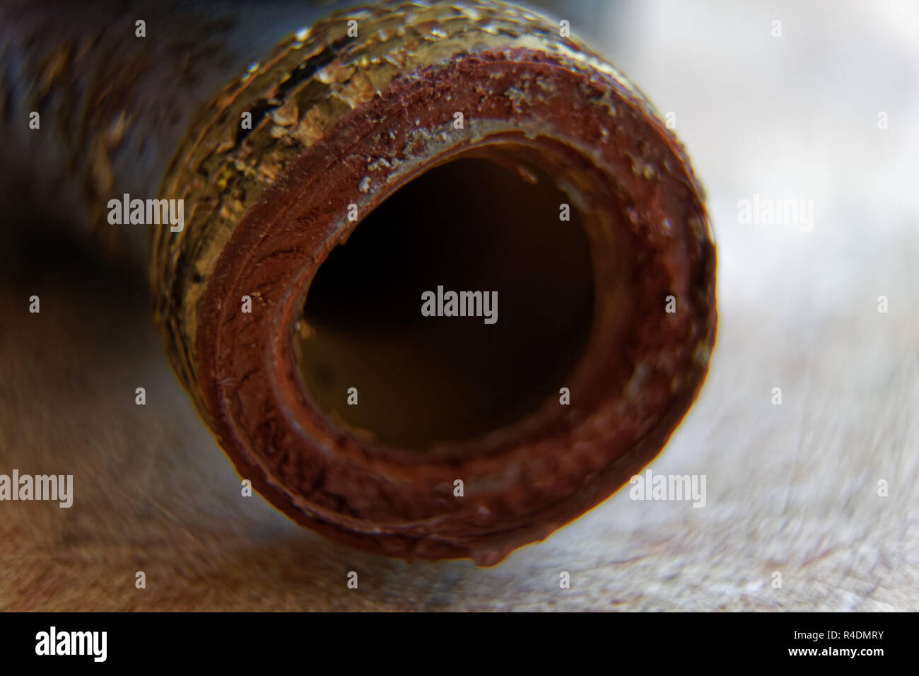 Pipe thread close-up, old rusty metal part of pipe threads Stock Photo ...