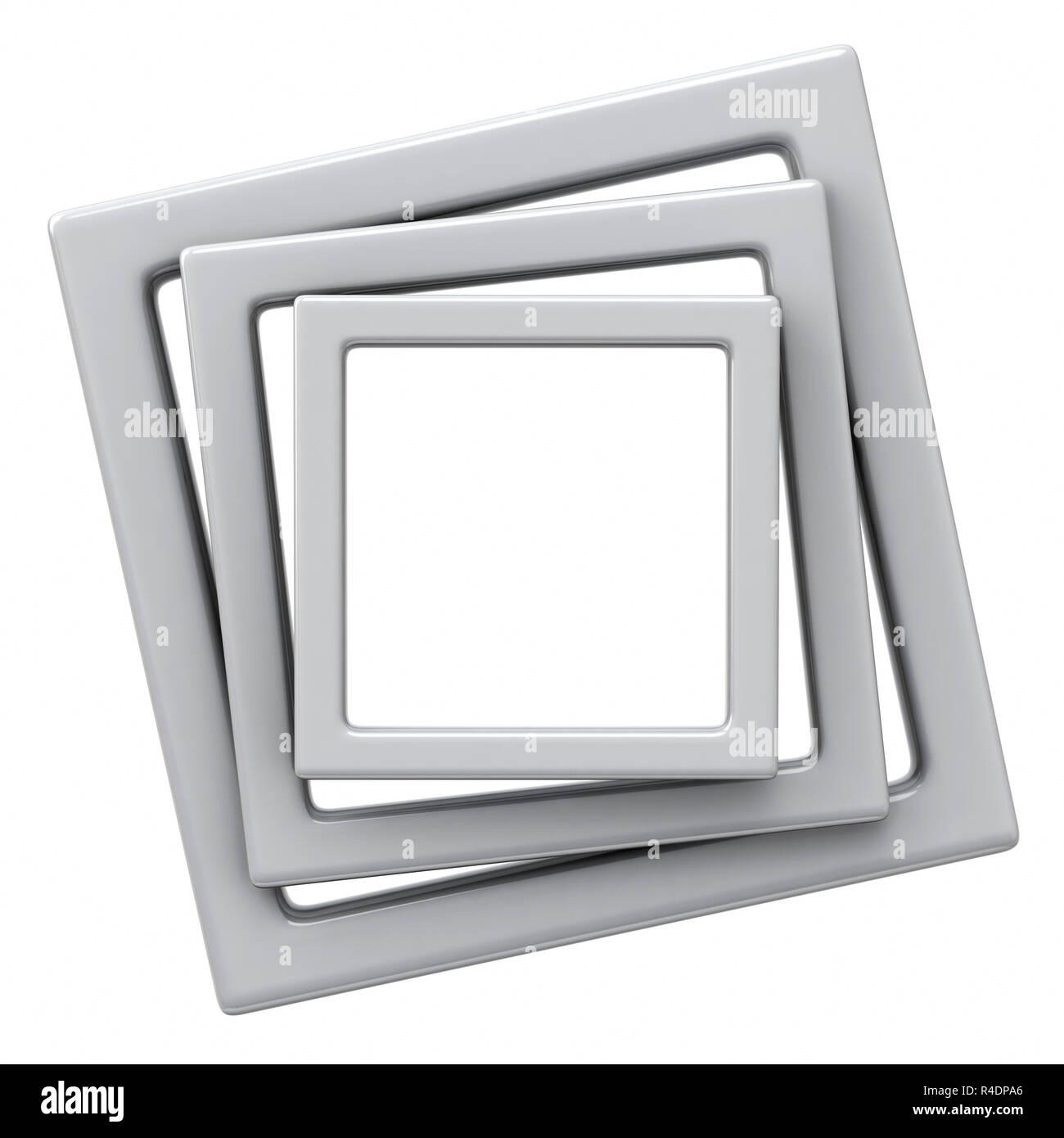 3D illustration frames Stock Photo - Alamy