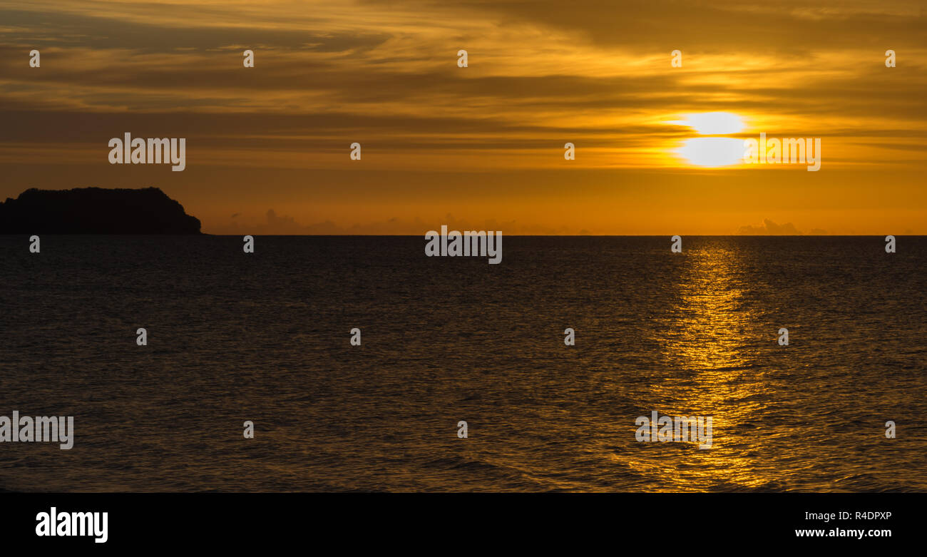 Landscape view sun goes down hi-res stock photography and images - Alamy