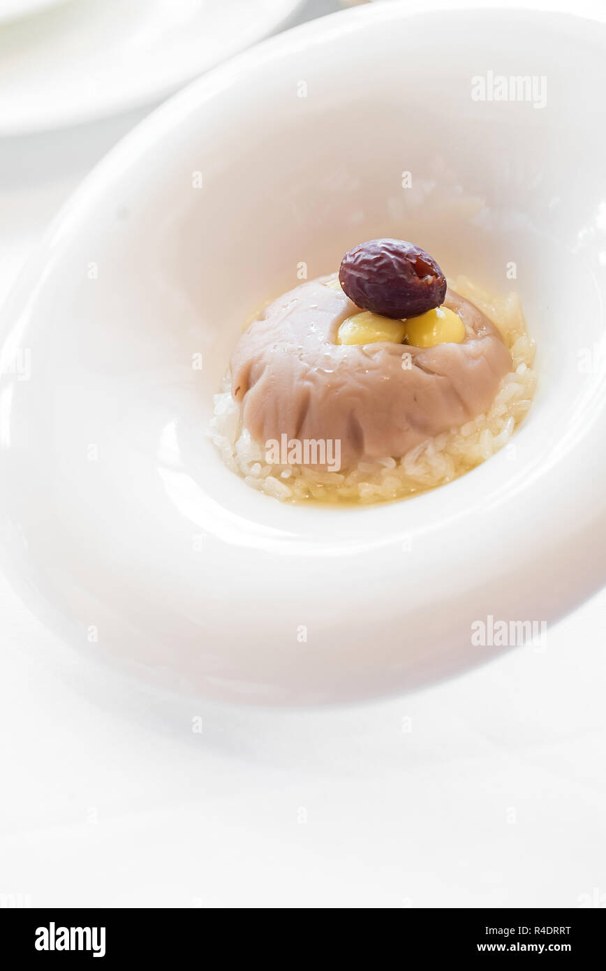 hot sticky rice and taro Stock Photo - Alamy