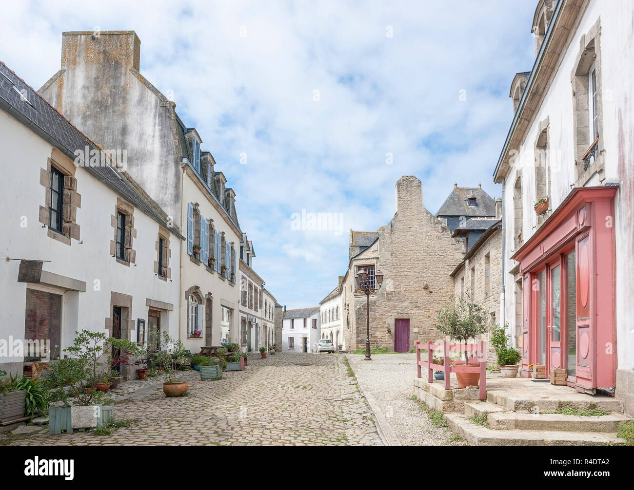 pont-croix in brittany Stock Photo - Alamy