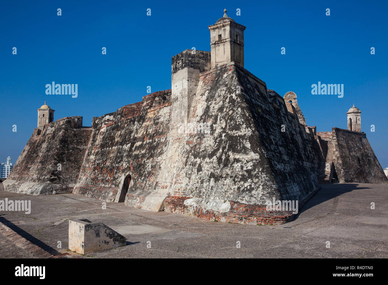 San Felipe Castle in Cartagena de Indias Castillo de San Felipe Stock ...