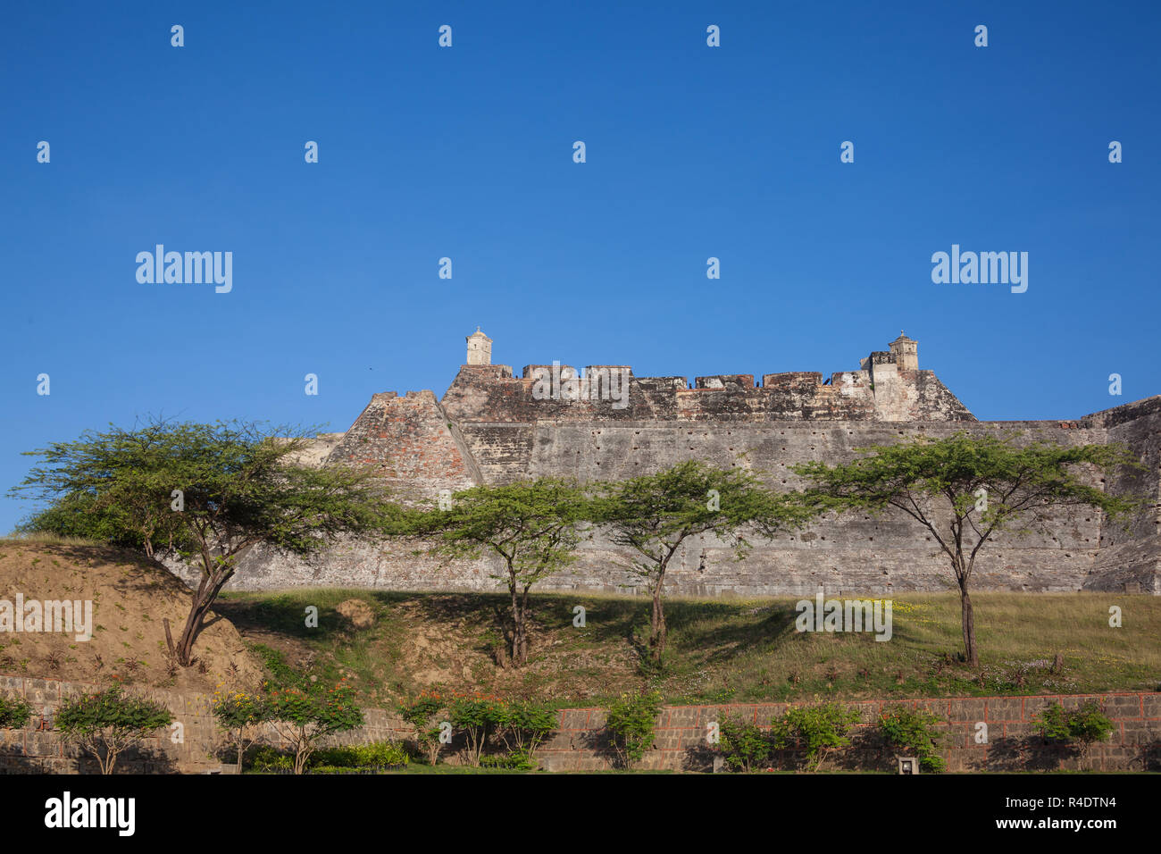 San Felipe Castle in Cartagena de Indias Castillo de San Felipe Stock ...
