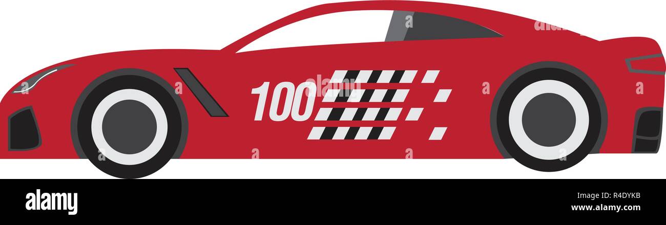 Side view of a racing car Stock Vector Image & Art - Alamy