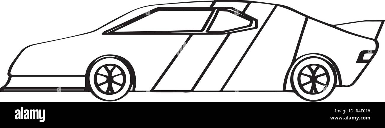 Isolated racing car icon. Side view Stock Vector Image & Art - Alamy