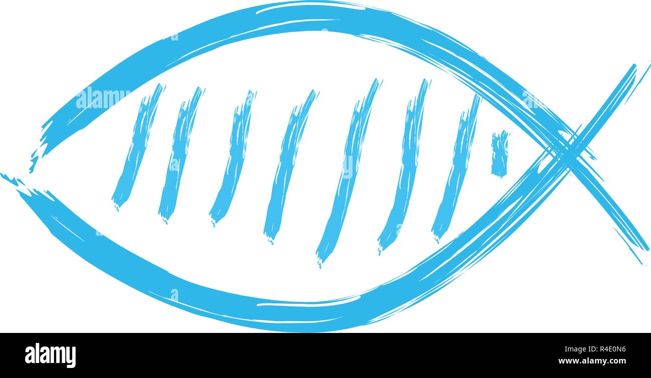 Fish symbol christianity Stock Vector Images - Alamy