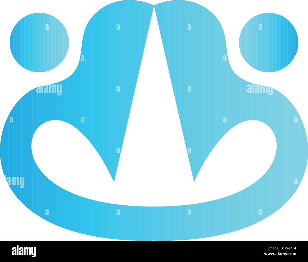 Isolated teamwork logo Stock Vector Image & Art - Alamy